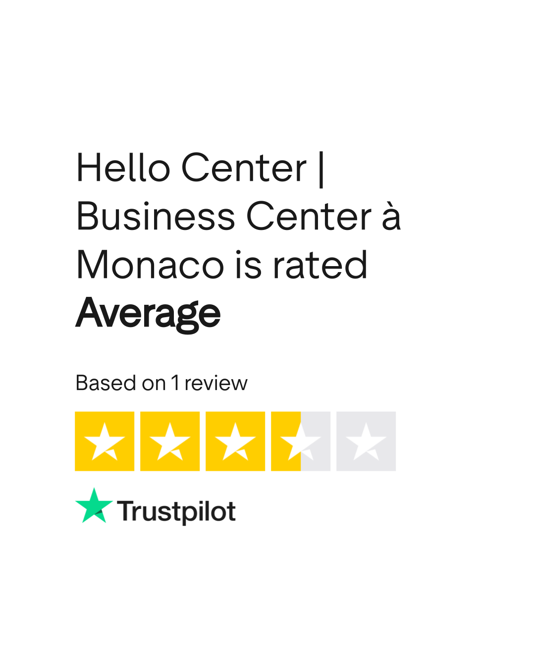 Hello Center | Business Center à Monaco Reviews | Read Customer Service ...
