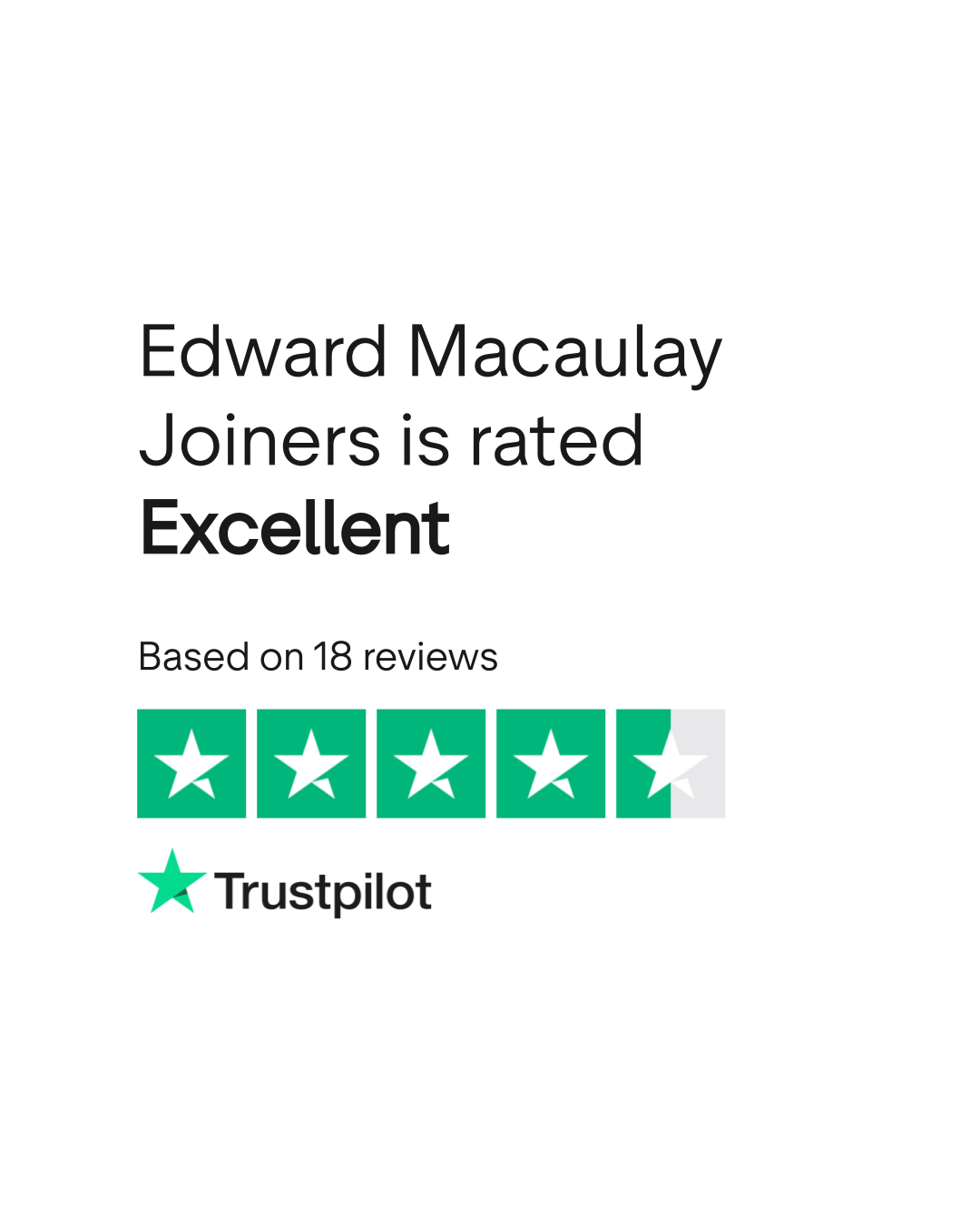Edward Macaulay Joiners Reviews | Read Customer Service Reviews of ...