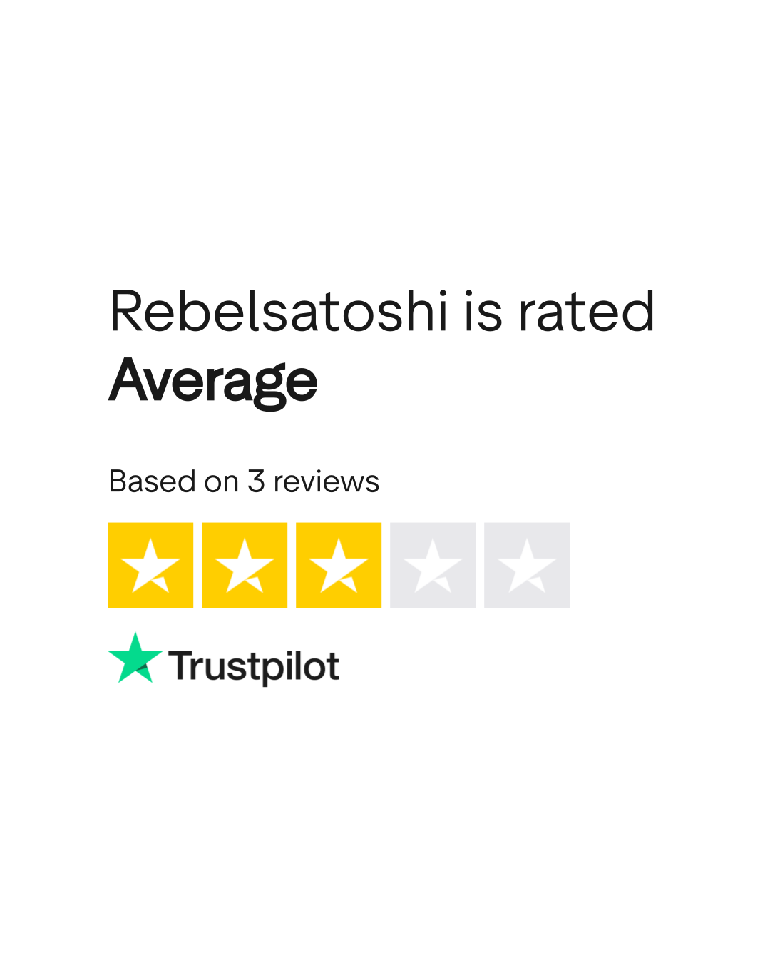 Rebelsatoshi Reviews | Read Customer Service Reviews of rebelsatoshi.com