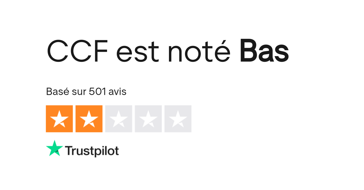 Avis de CCF | Lisez les avis marchands de ccf.fr