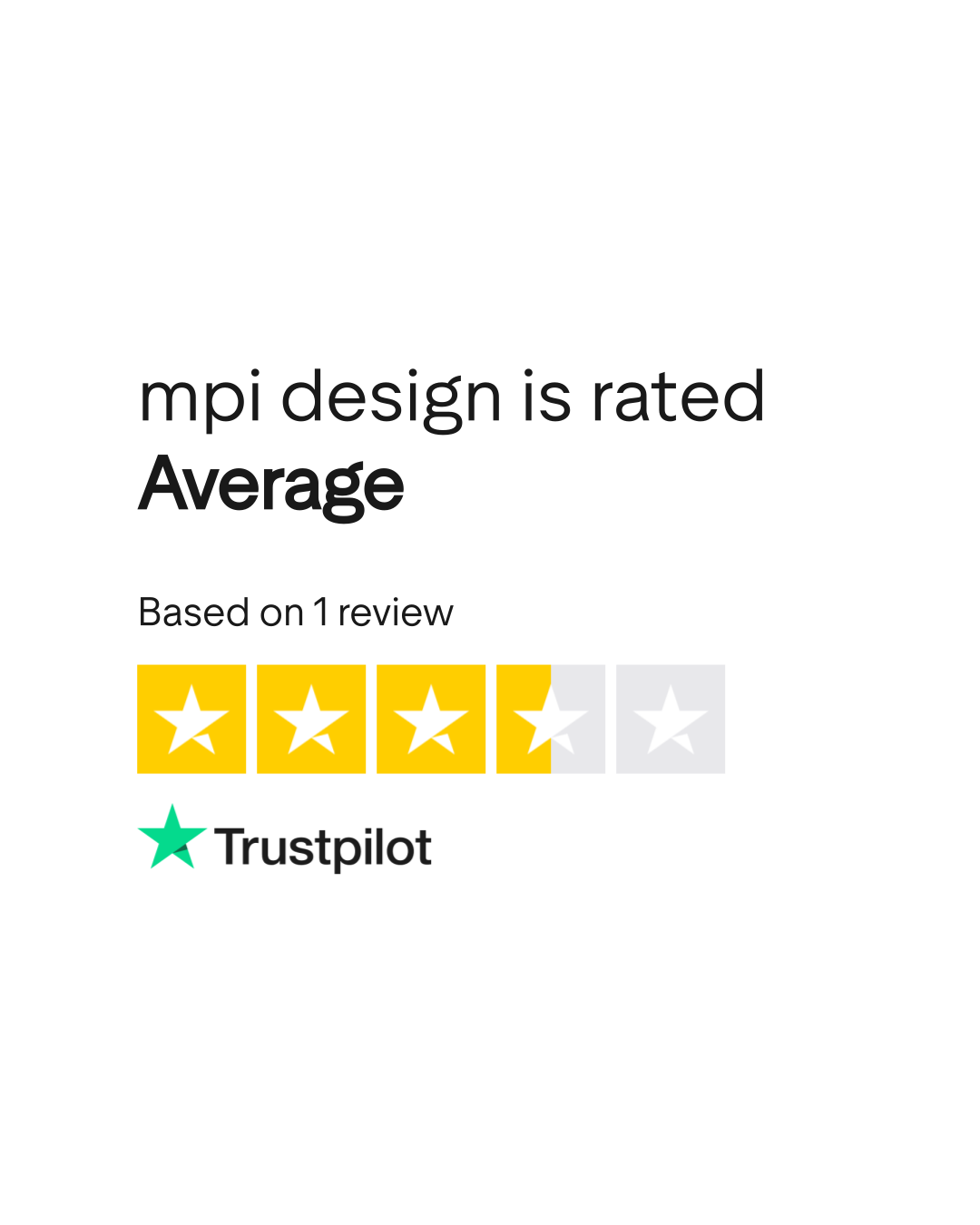 mpi design Reviews | Read Customer Service Reviews of mpidesign.co.uk
