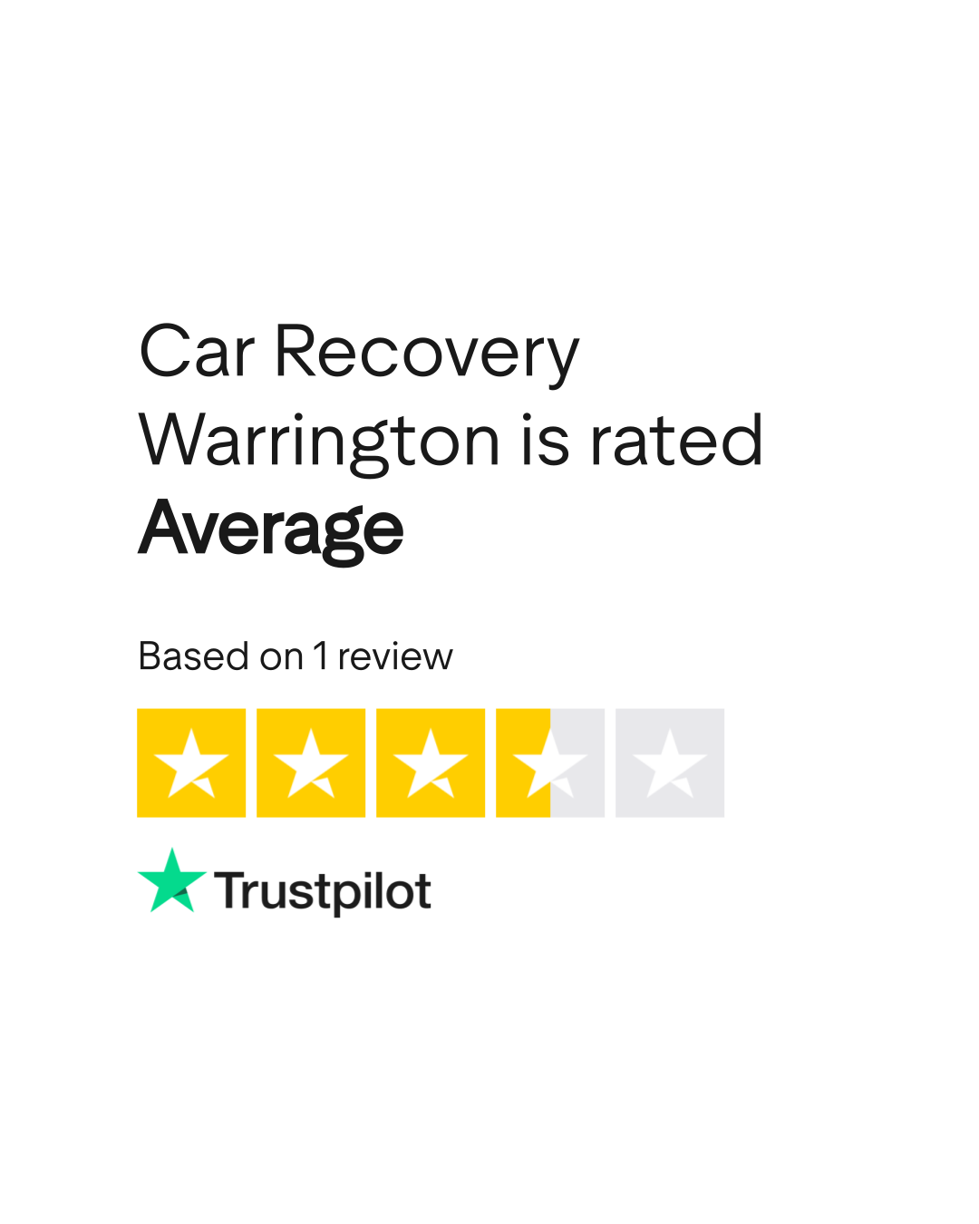 Car Recovery Warrington Reviews | Read Customer Service Reviews of ...