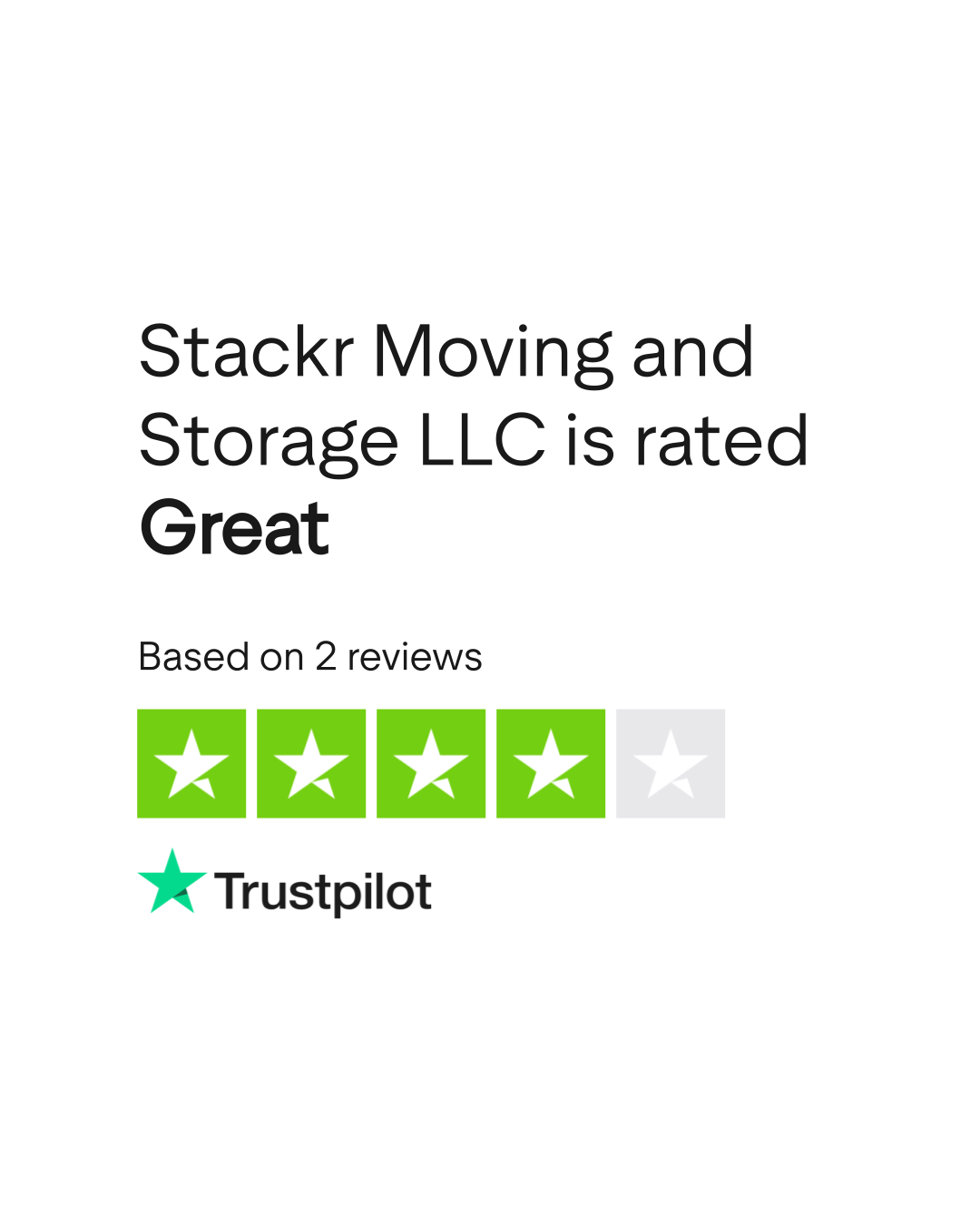 Stackr Moving and Storage LLC Reviews | Read Customer Service Reviews ...