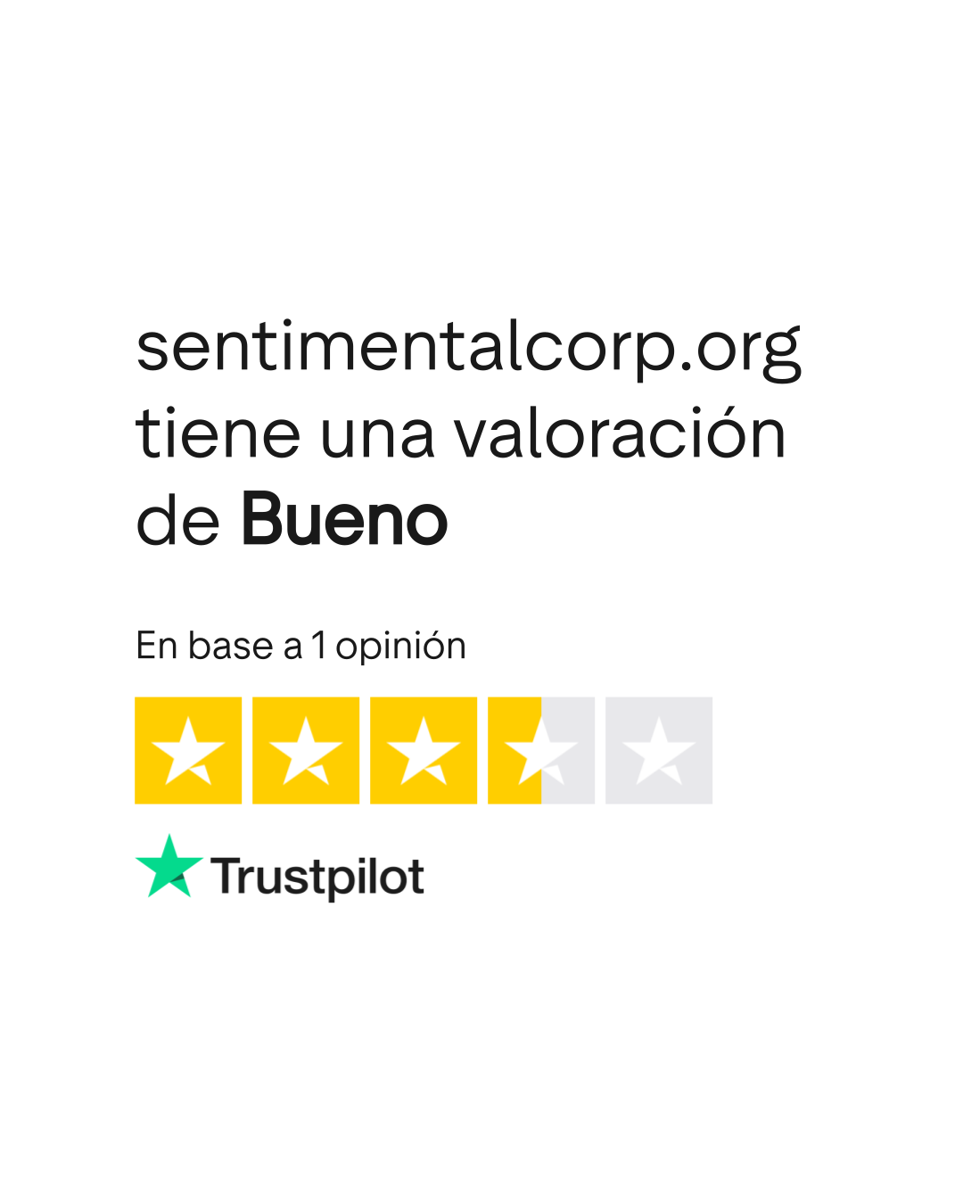 Opiniones sobre sentimentalcorp.org | Lee las opiniones sobre el ...