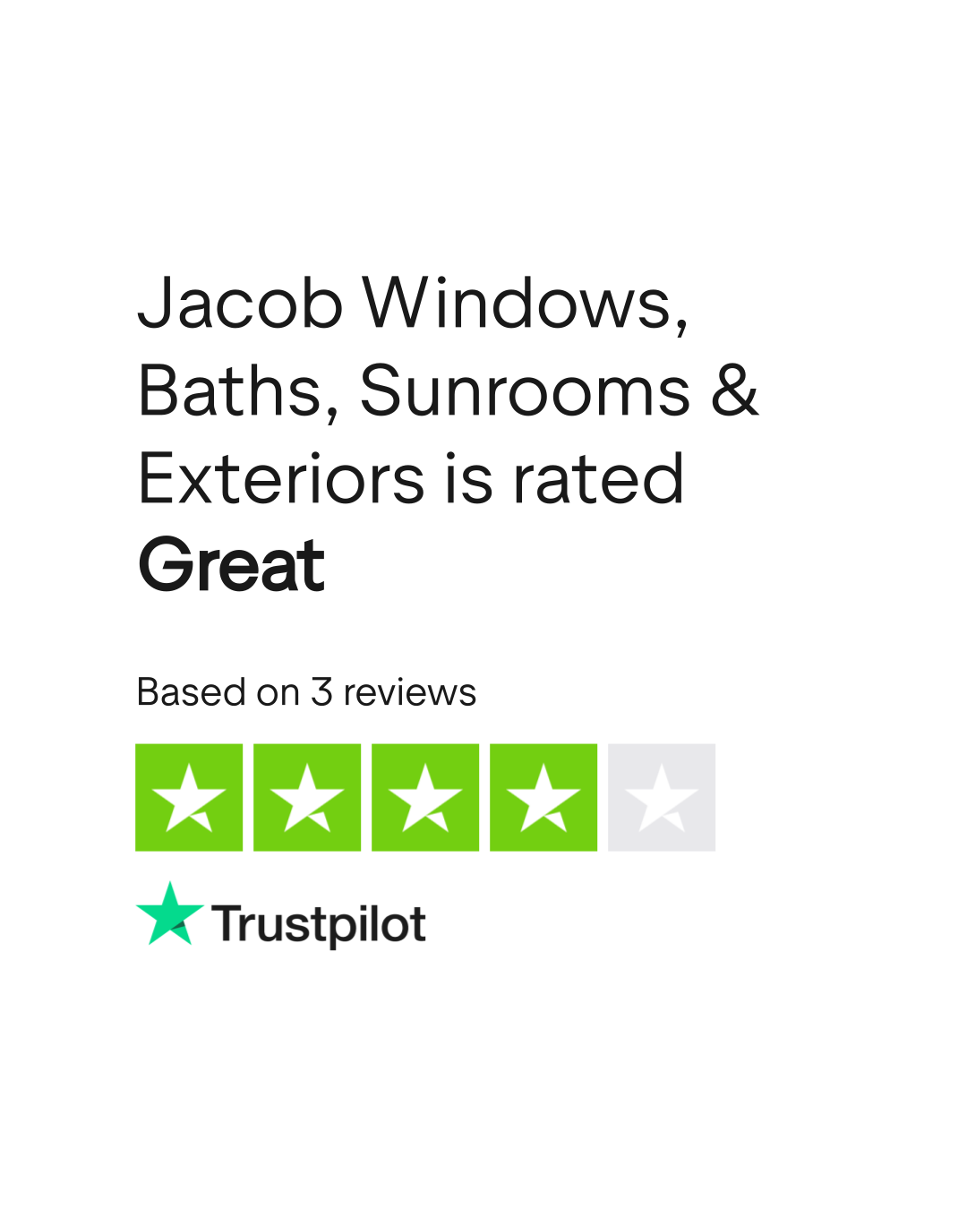 Jacob Windows, Baths, Sunrooms & Exteriors Reviews | Read Customer ...