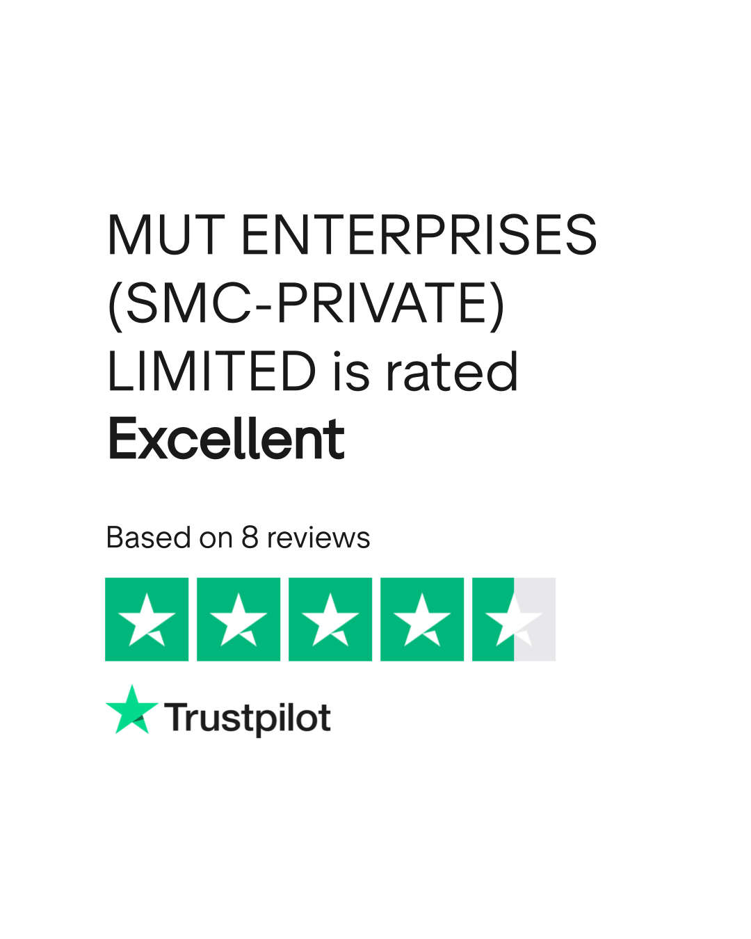 MUT ENTERPRISES (SMC-PRIVATE) LIMITED Reviews | Read Customer Service Reviews of mutenterprises ...
