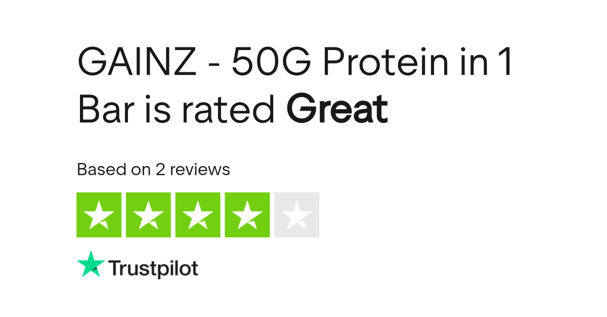 GAINZ - 50G Protein in 1 Bar Reviews | Read Customer Service Reviews of ...
