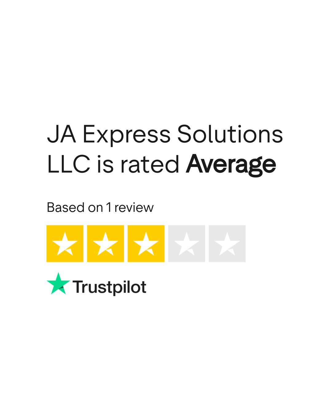 JA Express Solutions LLC Reviews | Read Customer Service Reviews of jaexpresssolutions.com