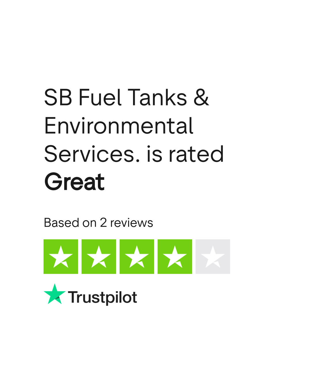 SB Fuel Tanks & Environmental Services. Reviews | Read Customer Service ...