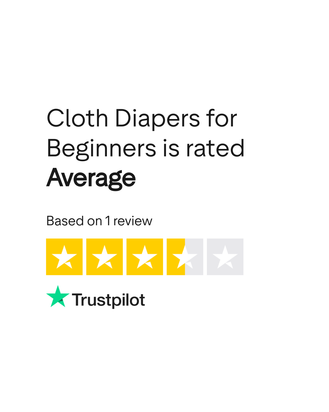 Cloth Diapers for Beginners Reviews | Read Customer Service Reviews of ...