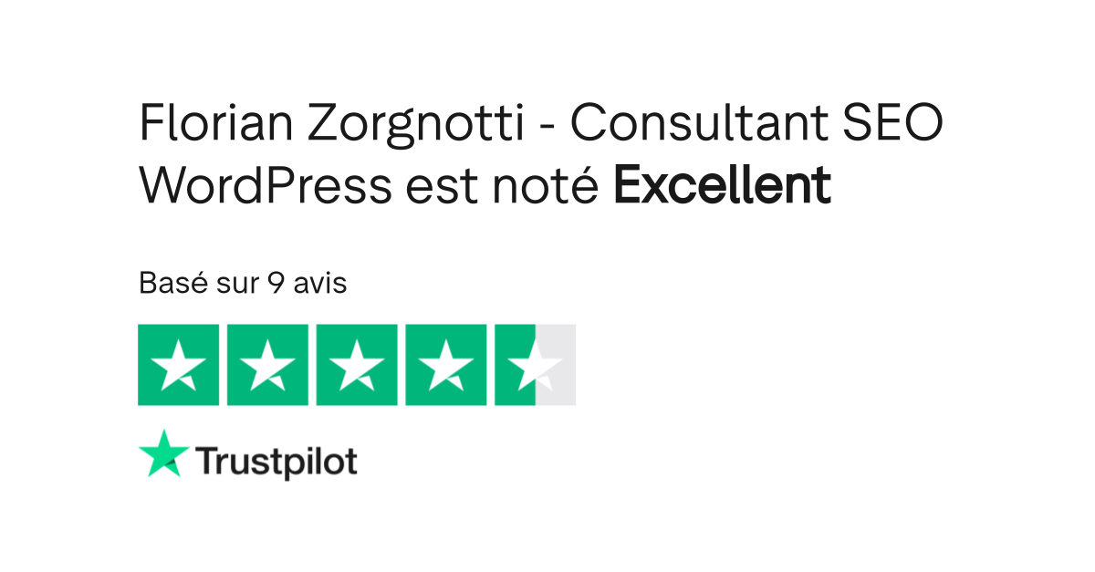 Avis de Florian Zorgnotti - Consultant SEO WordPress | Lisez les avis marchands de redback ...