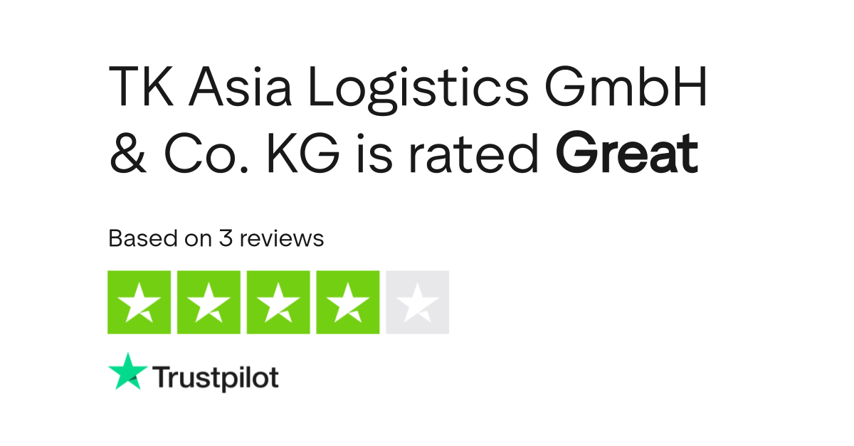 TK Asia Logistics GmbH & Co. KG Reviews | Read Customer Service Reviews ...