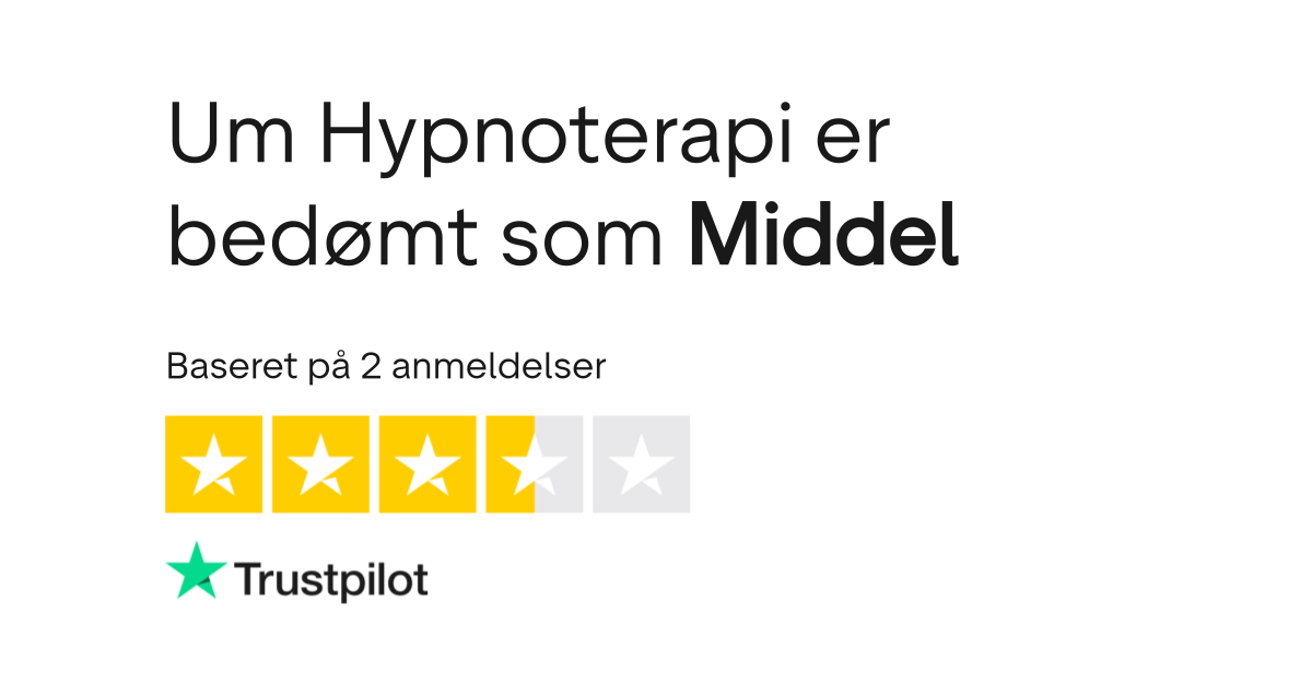 Anmeldelser af Um Hypnoterapi | Læs kundernes anmeldelser af um-hypnoterapi.dk