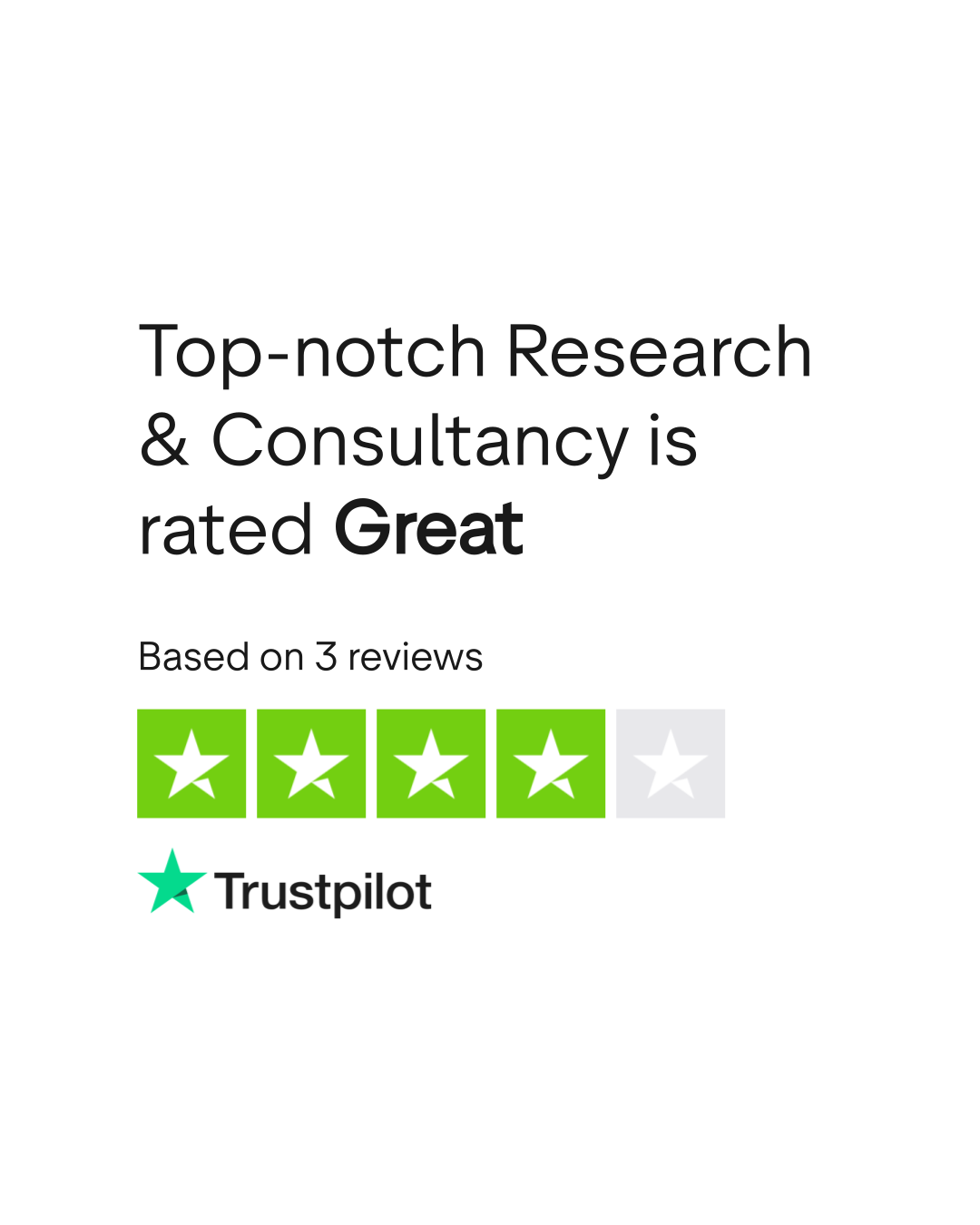 Top-notch Research & Consultancy Reviews | Read Customer Service ...