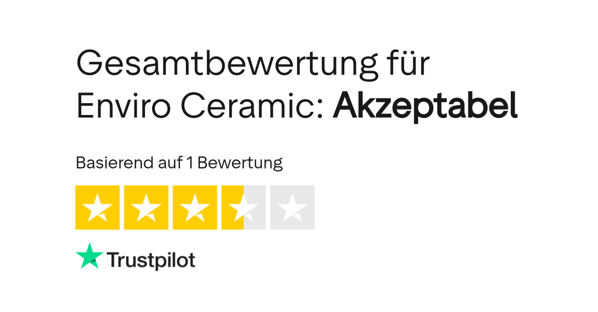 Bewertungen zu Enviro Ceramic | Lesen Sie Kundenbewertungen zu enviroceramic.com