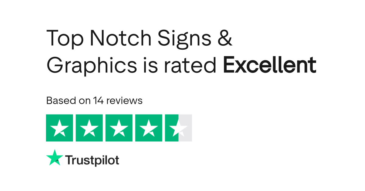 Top Notch Signs & Graphics Reviews | Read Customer Service Reviews of ...