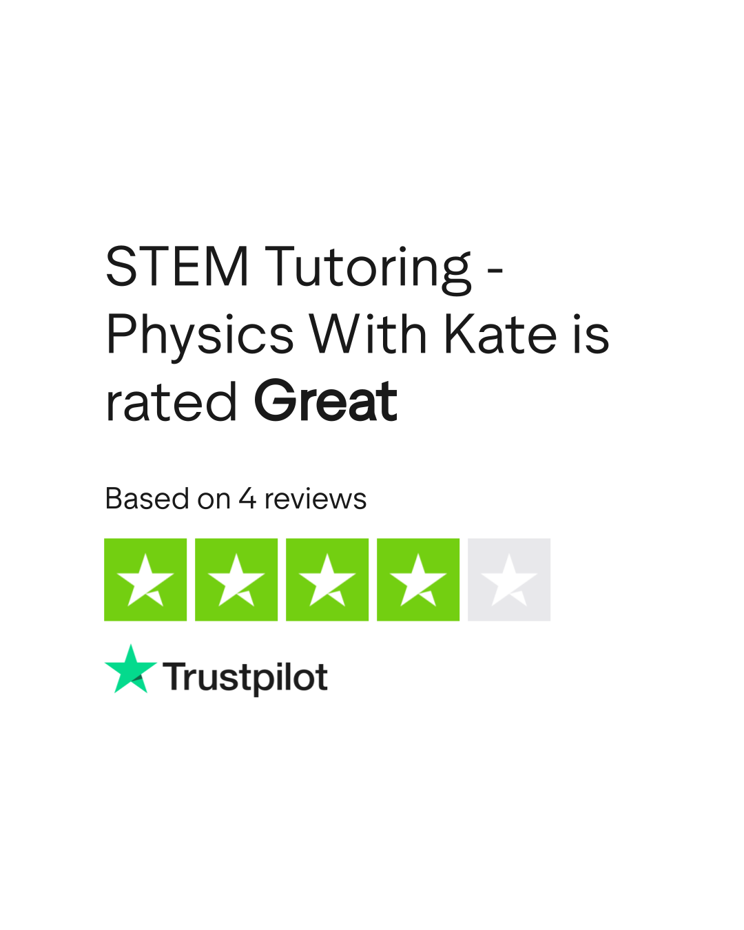 STEM Tutoring - Physics With Kate Reviews | Read Customer Service ...