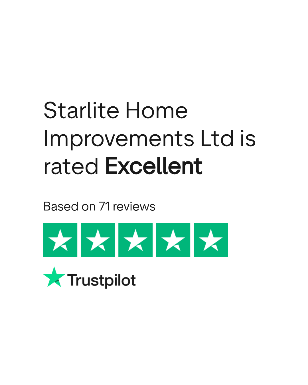 Starlite Home Improvements Ltd Reviews | Read Customer Service Reviews ...