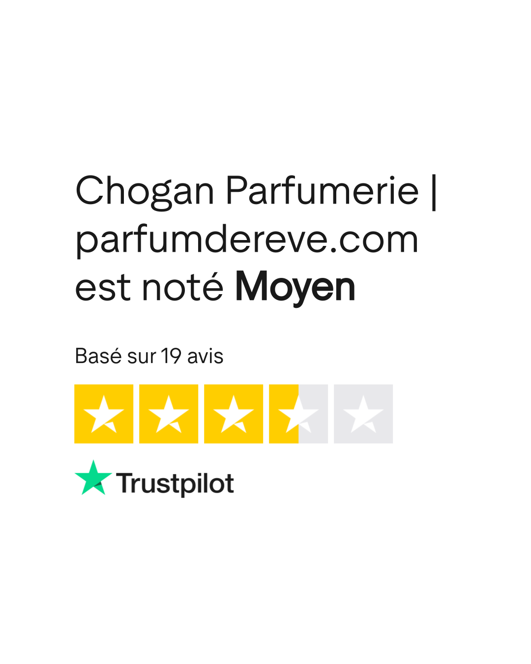 Avis de Chogan Parfumerie | parfumdereve.com | Lisez les avis marchands de parfumdereve.com