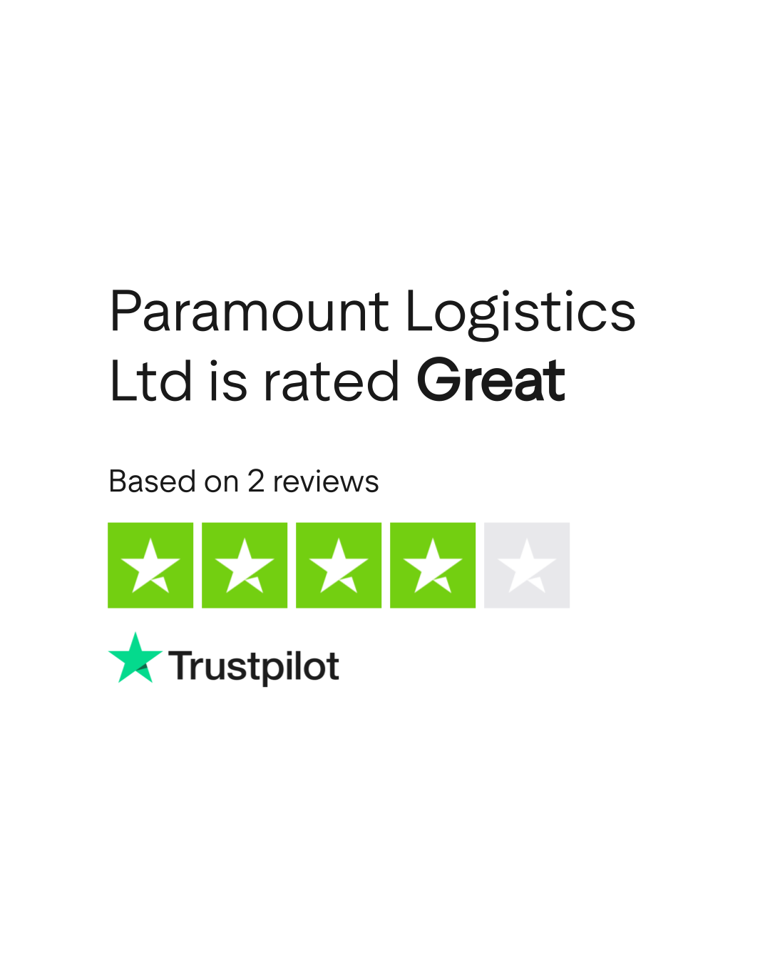 Paramount Logistics Ltd Reviews | Read Customer Service Reviews of ...