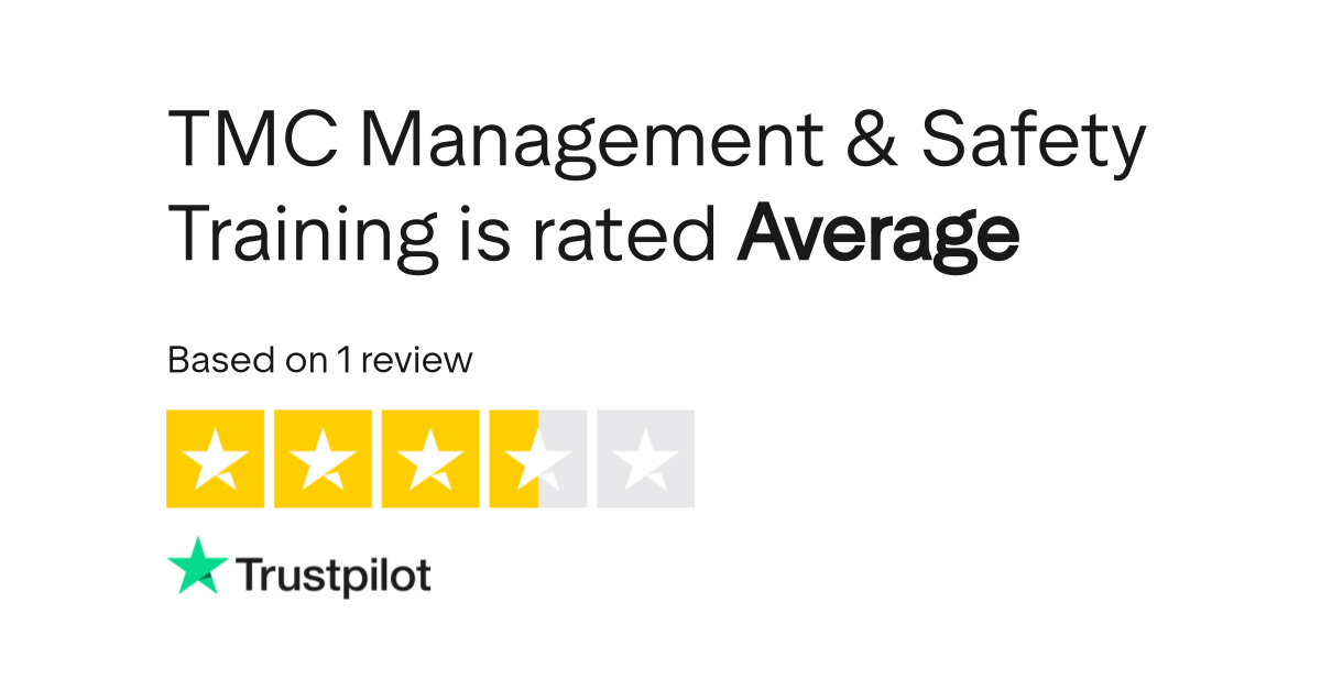 TMC Management & Safety Training Reviews | Read Customer Service ...