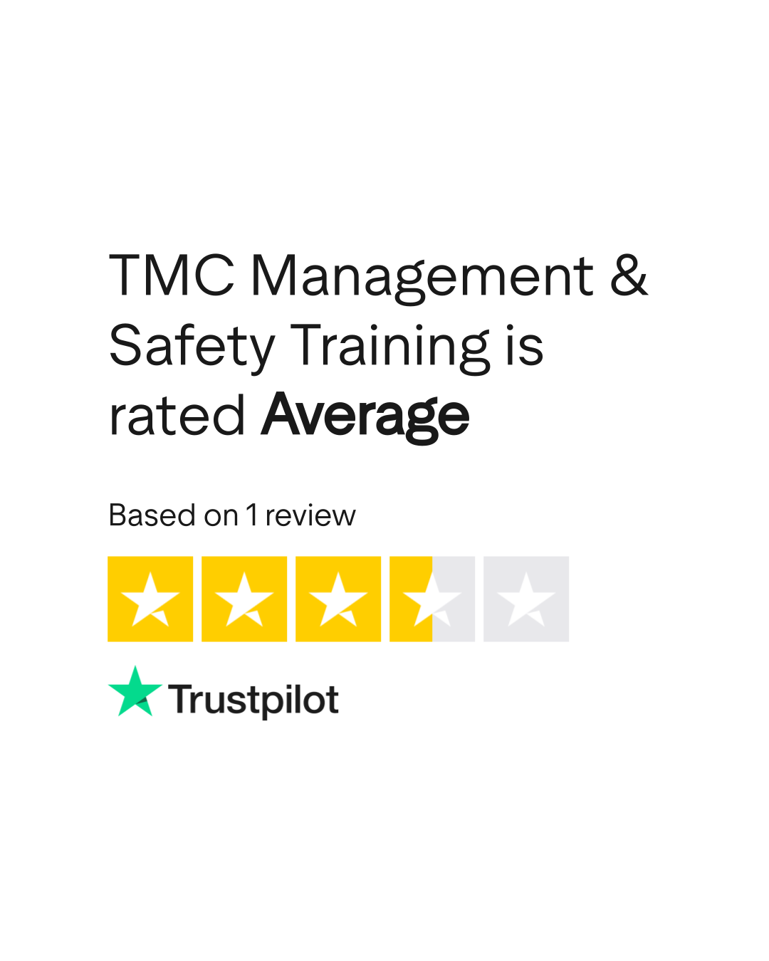 TMC Management & Safety Training Reviews | Read Customer Service ...