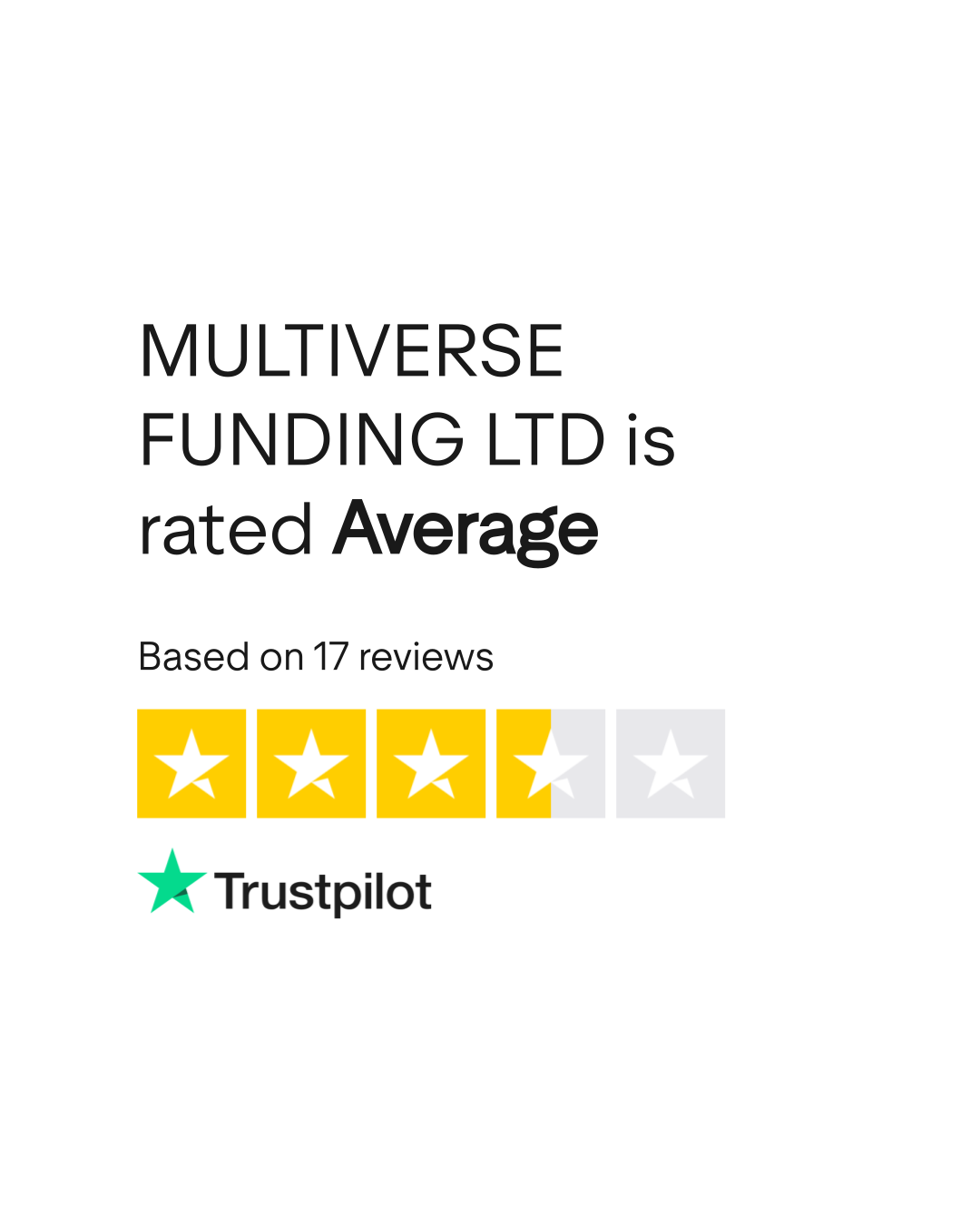 MULTIVERSE FUNDING LTD Reviews | Read Customer Service Reviews of ...