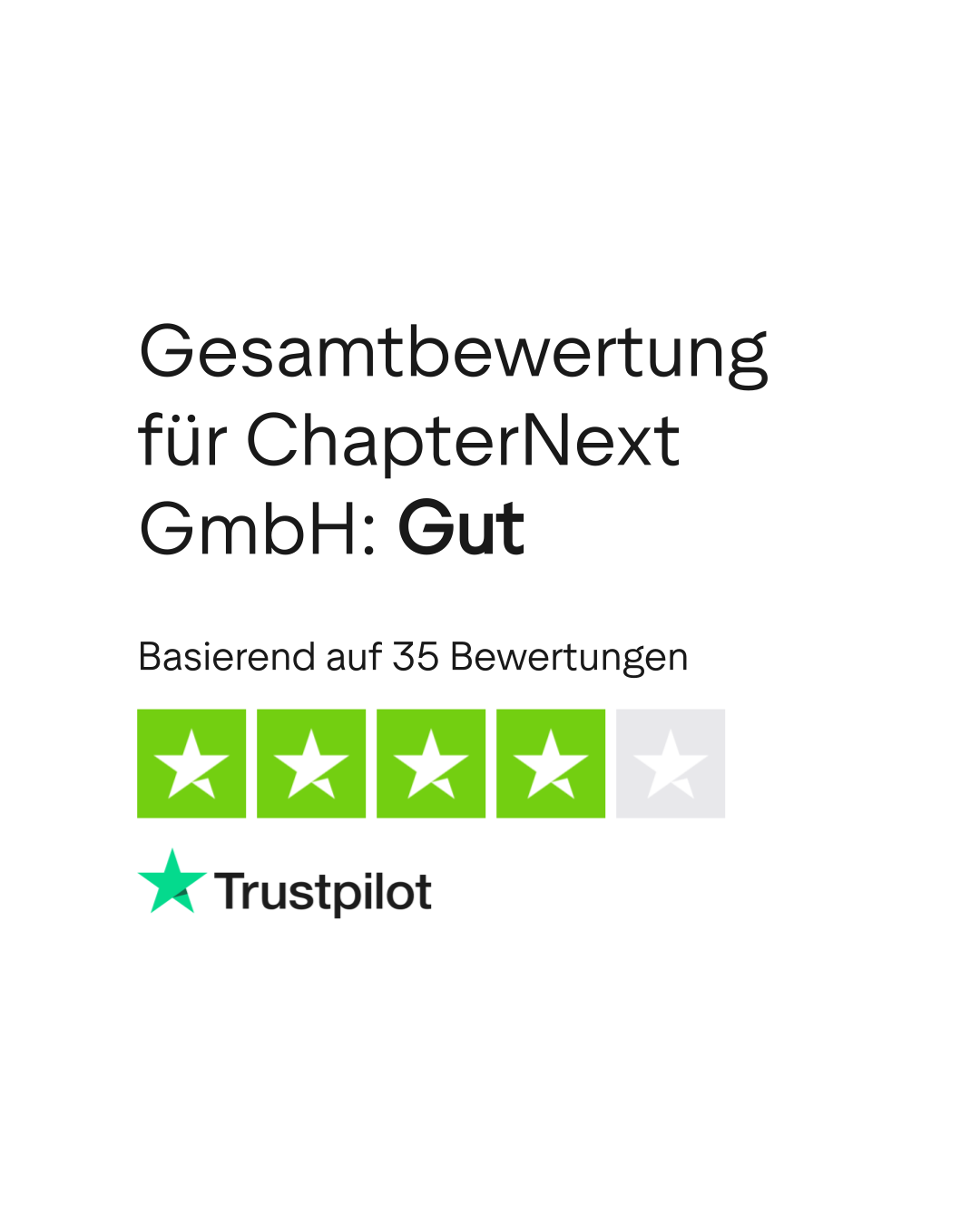 Bewertungen zu ChapterNext GmbH | Lesen Sie Kundenbewertungen zu chapternext.de