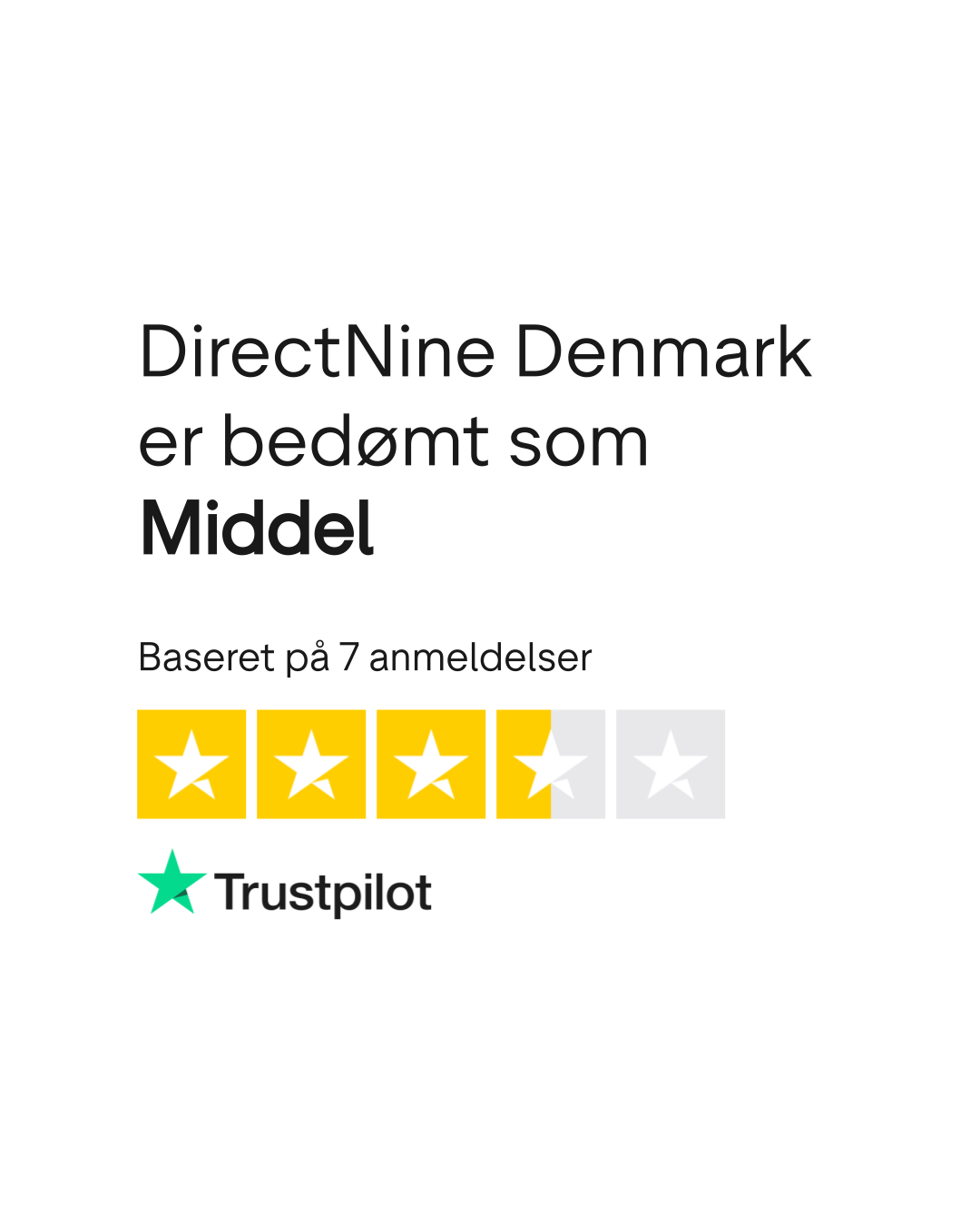 Anmeldelser af DirectNine Denmark | Læs kundernes anmeldelser af ...