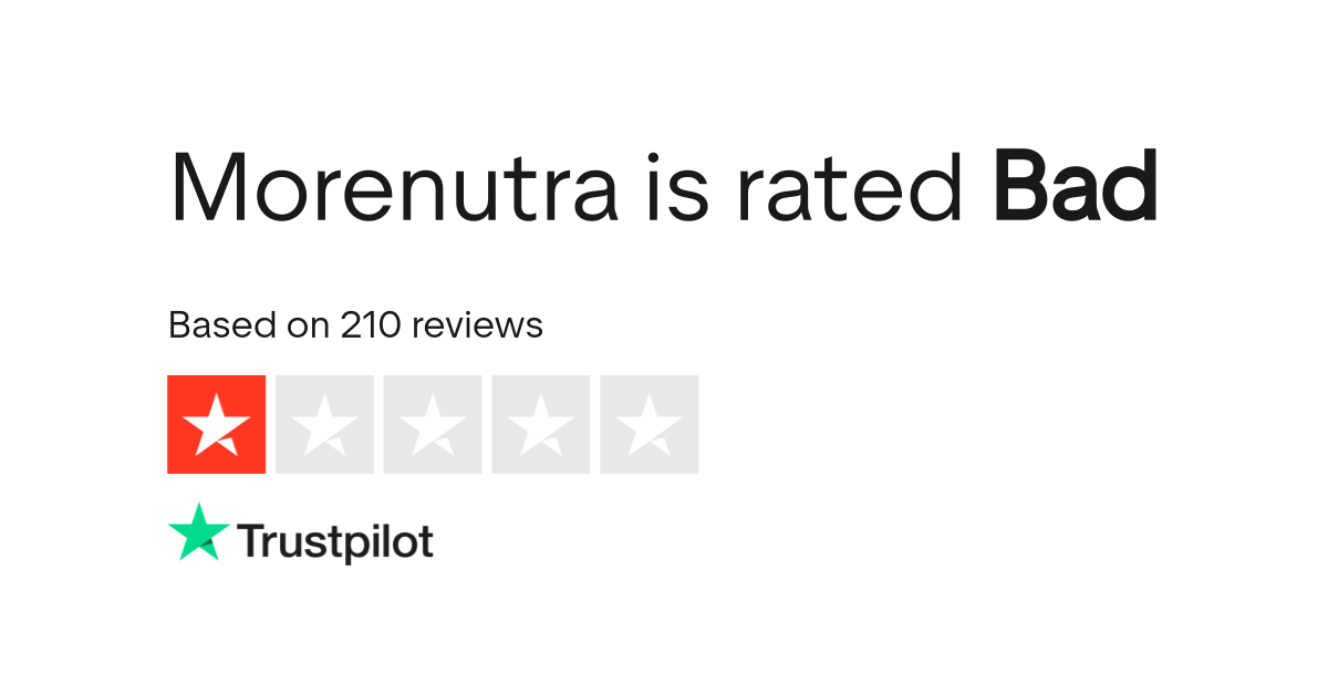 Morenutra Reviews | Read Customer Service Reviews of morenutra.com | 3 of 8