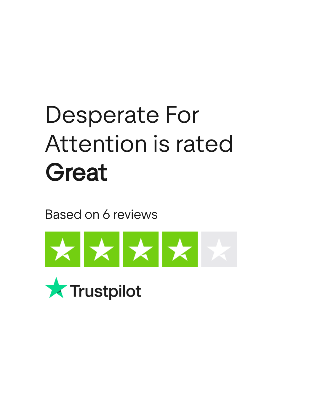 Desperate For Attention Reviews | Read Customer Service Reviews of ...