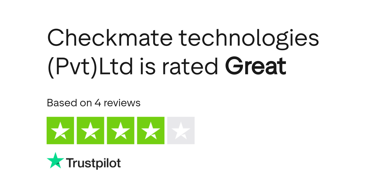 Checkmate technologies (Pvt)Ltd Reviews | Read Customer Service Reviews ...