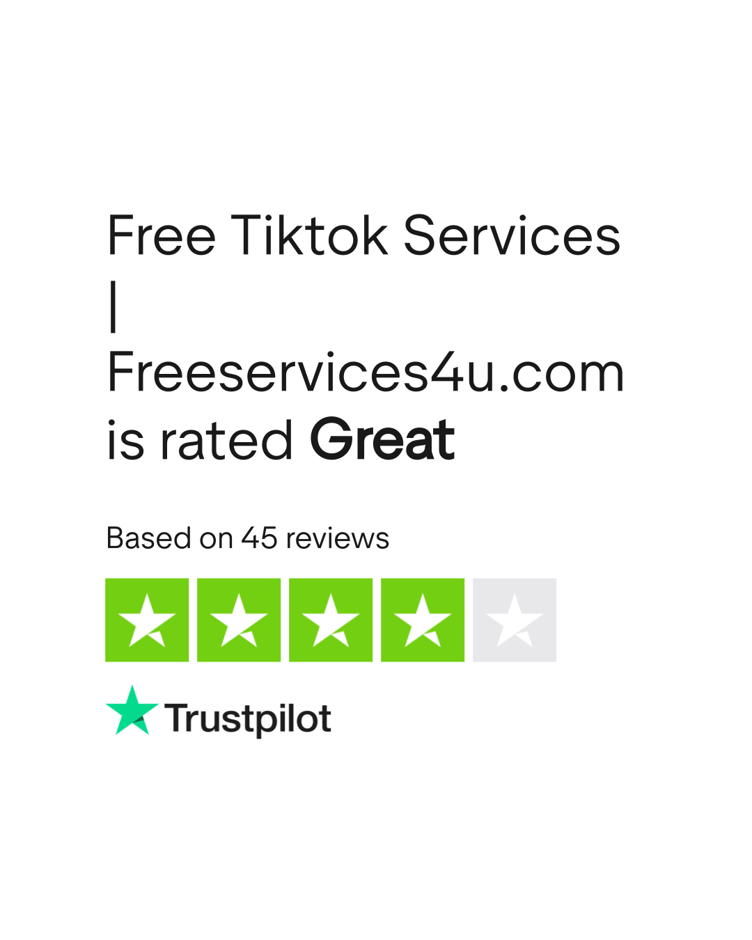 Free Tiktok Services | Freeservices4u.com Reviews | Read Customer ...