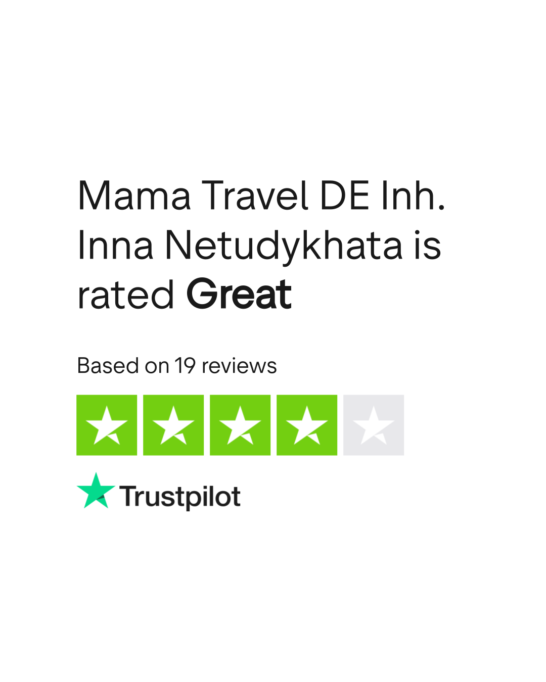 Mama Travel DE Inh. Inna Netudykhata Reviews | Read Customer Service ...
