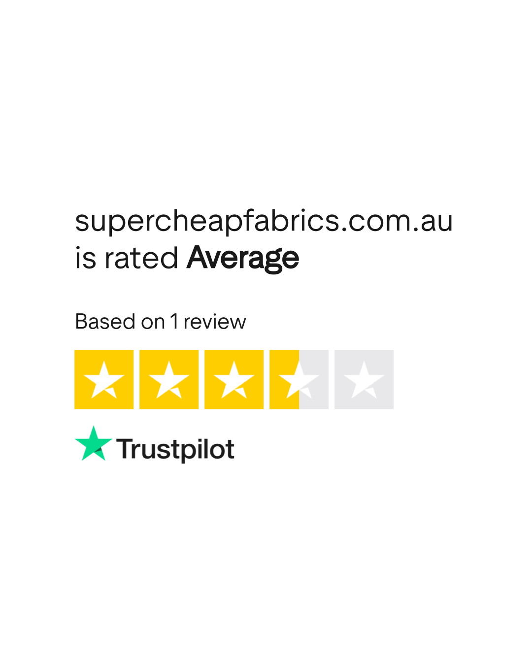 supercheapfabrics.com.au Reviews | Read Customer Service Reviews of supercheapfabrics.com.au