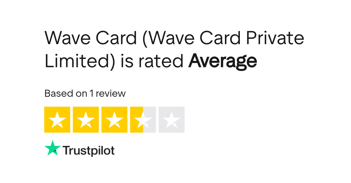 Wave Card (Wave Card Private Limited) Reviews | Read Customer Service ...