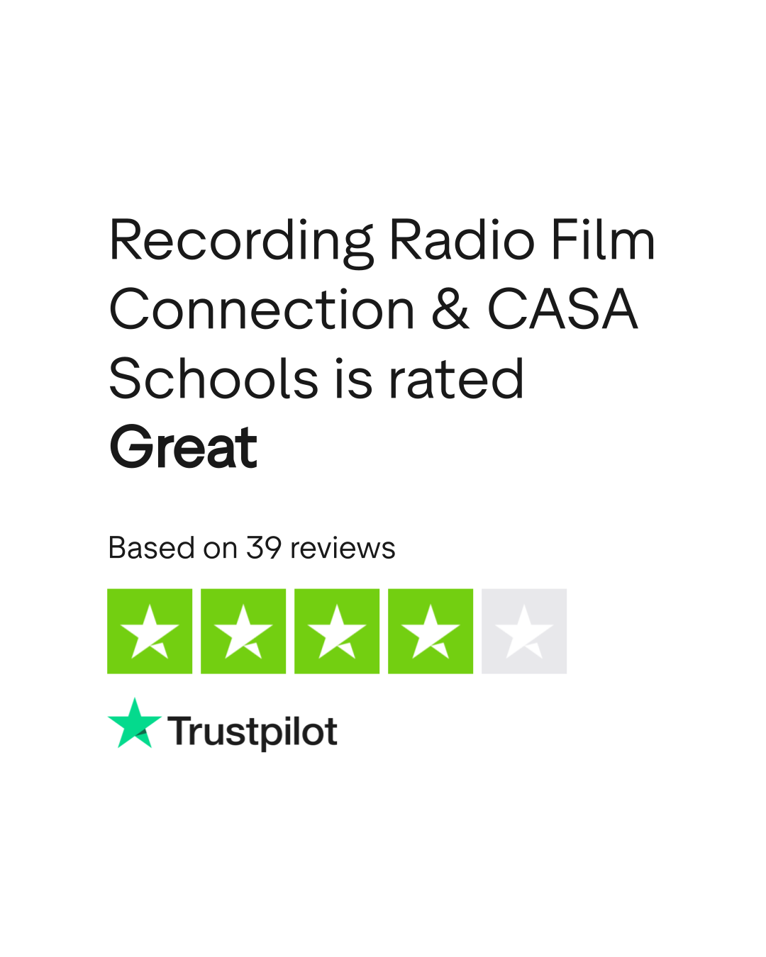 Recording Radio Film Connection & CASA Schools Reviews | Read Customer ...