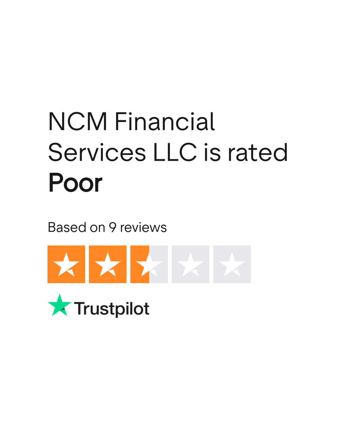NCM Financial Services LLC Reviews | Read Customer Service Reviews of ...