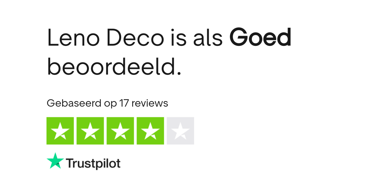 Leno Deco reviews | Bekijk consumentenreviews over leno-deco.com