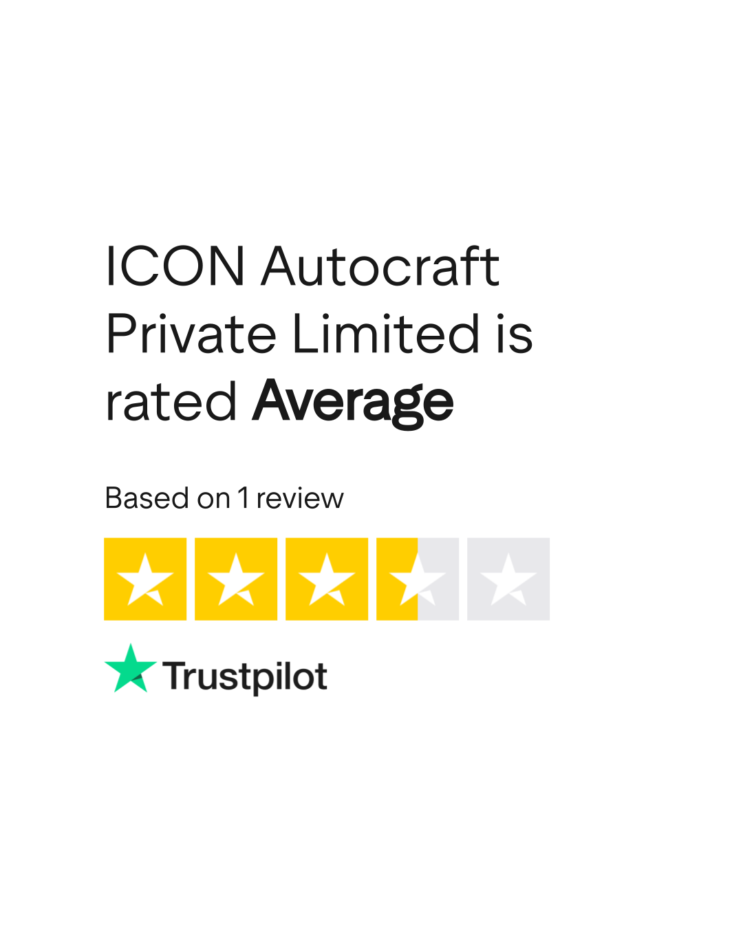 ICON Autocraft Private Limited Reviews | Read Customer Service Reviews ...