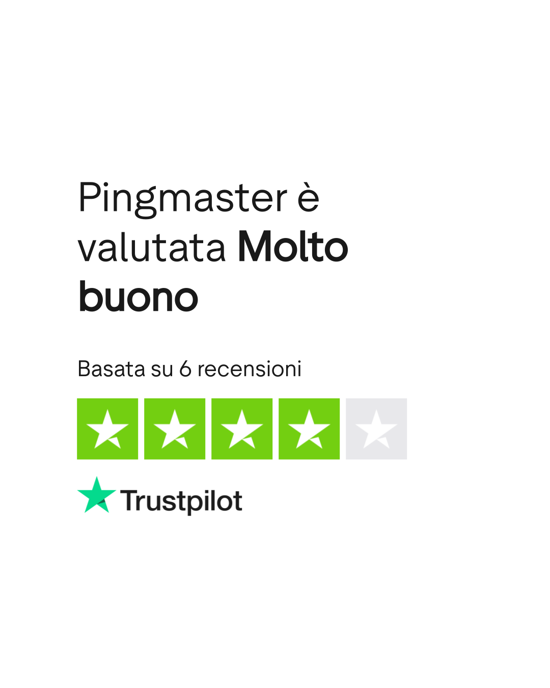 Pingmaster | Leggi le recensioni dei servizi di pingmaster.it