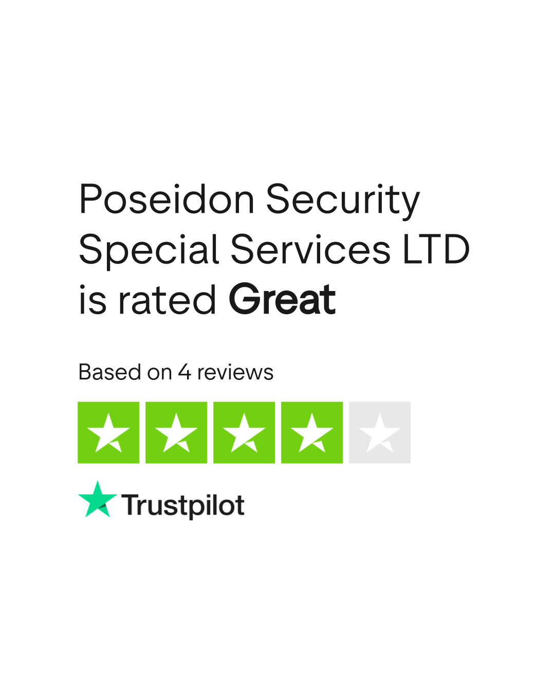 Poseidon Security Special Services LTD Reviews | Read Customer Service Reviews of psss.uk