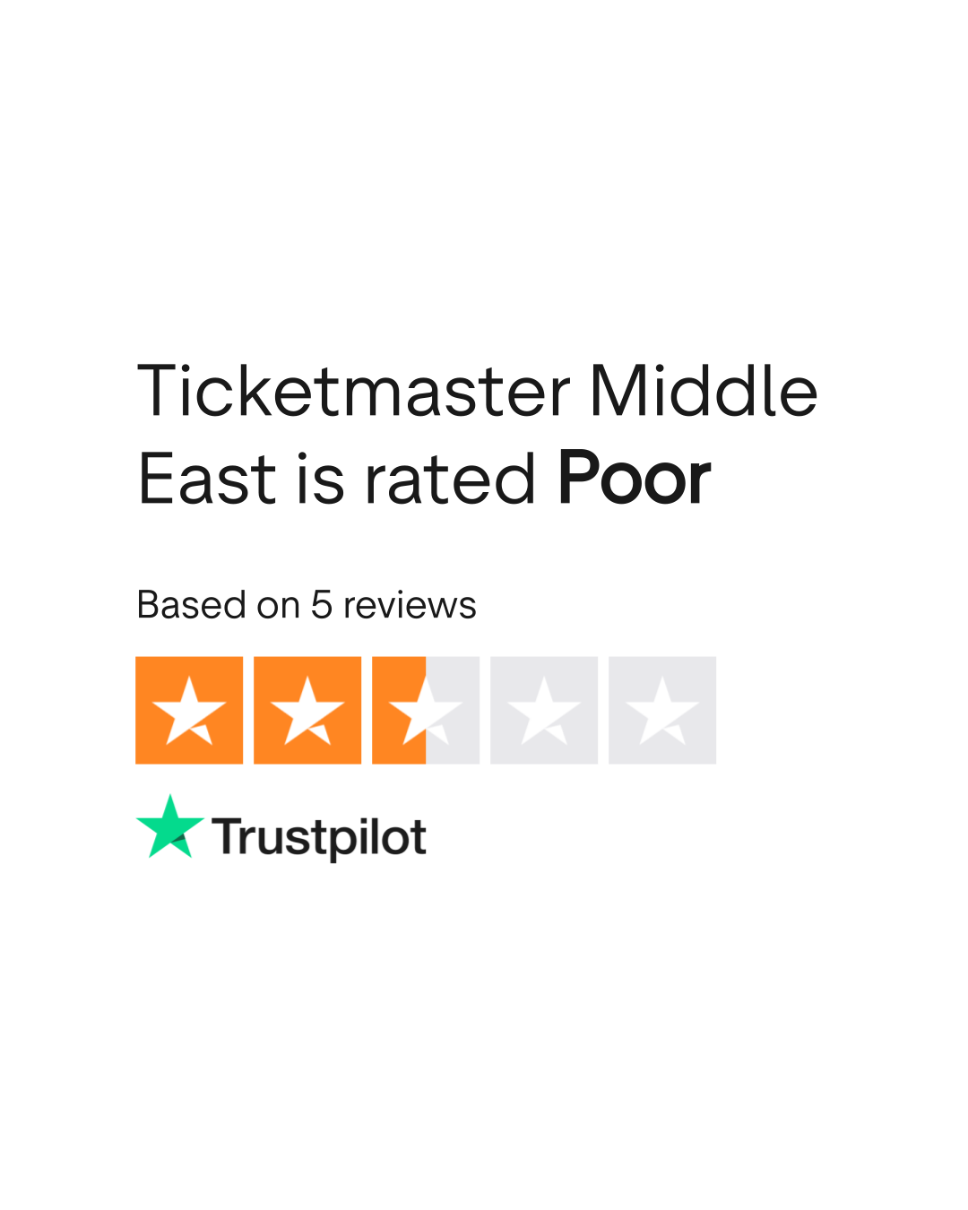 Ticketmaster Middle East Reviews | Read Customer Service Reviews of ...