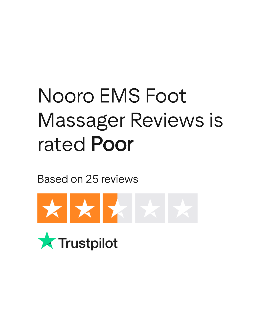 Nooro EMS Foot Massager Reviews Reviews | Read Customer Service Reviews of dev-pineal-xt-reviews ...