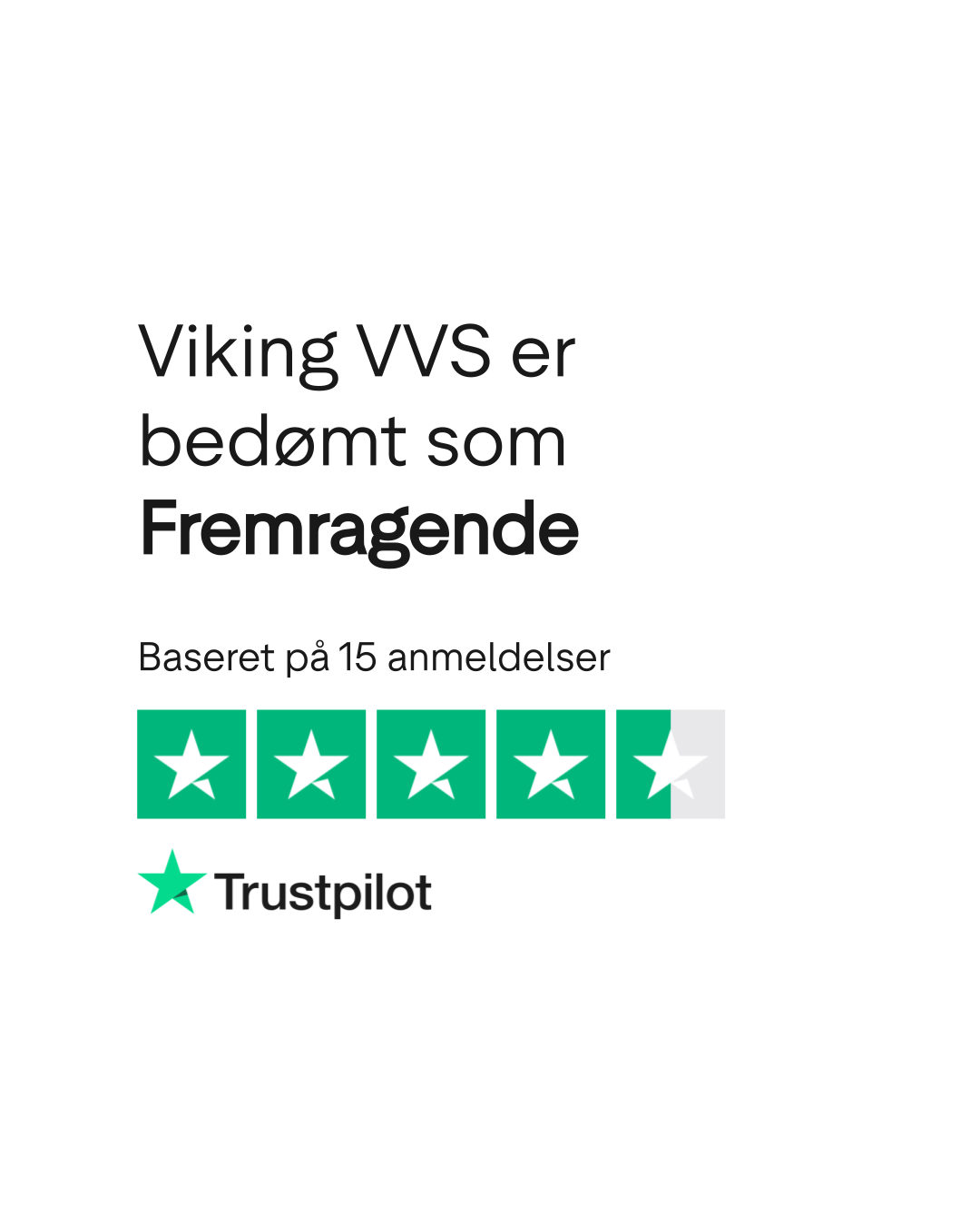 Anmeldelser af Viking VVS | Læs kundernes anmeldelser af vikingvvs.dk