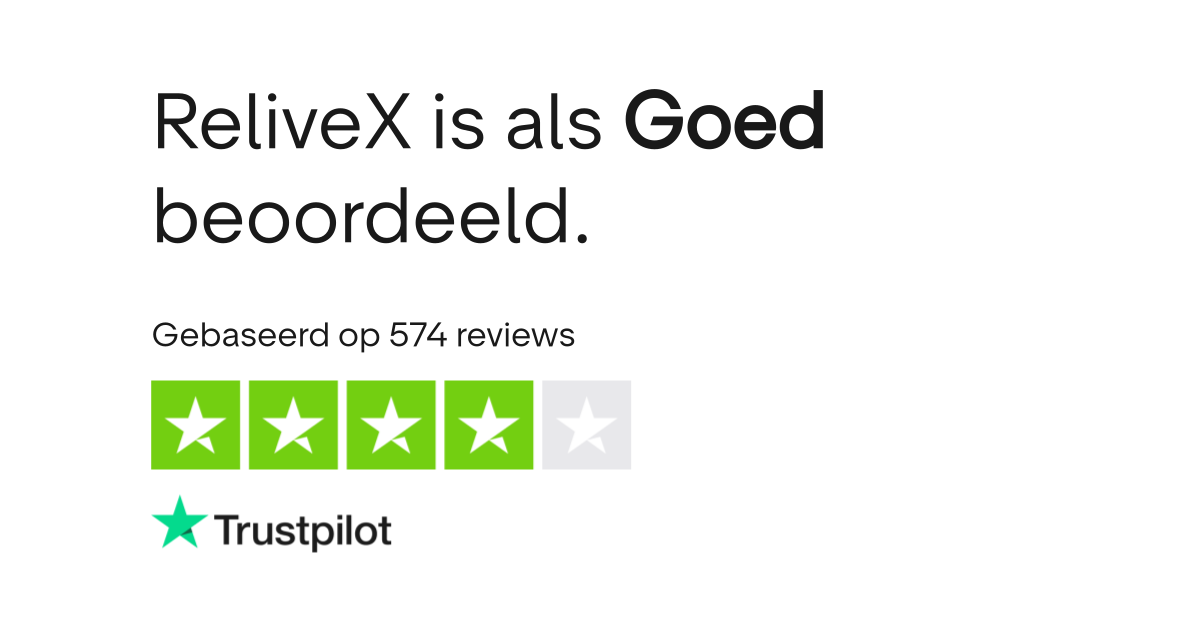 ReliveX reviews | Bekijk consumentenreviews over relivex.nl