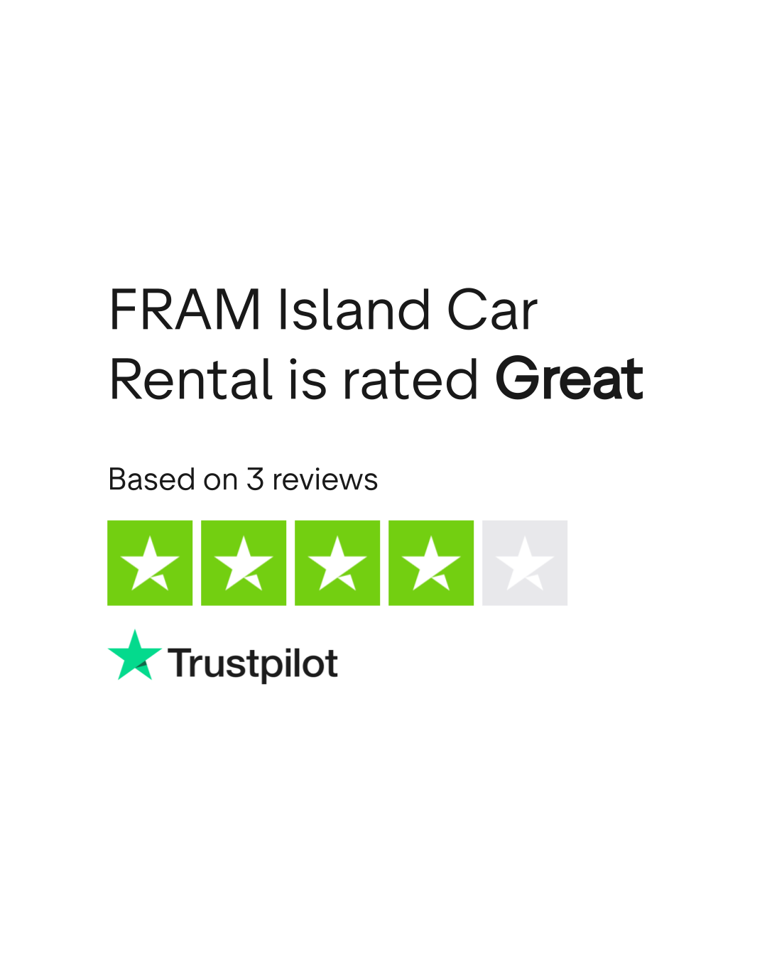 FRAM Island Car Rental Reviews | Read Customer Service Reviews of ...