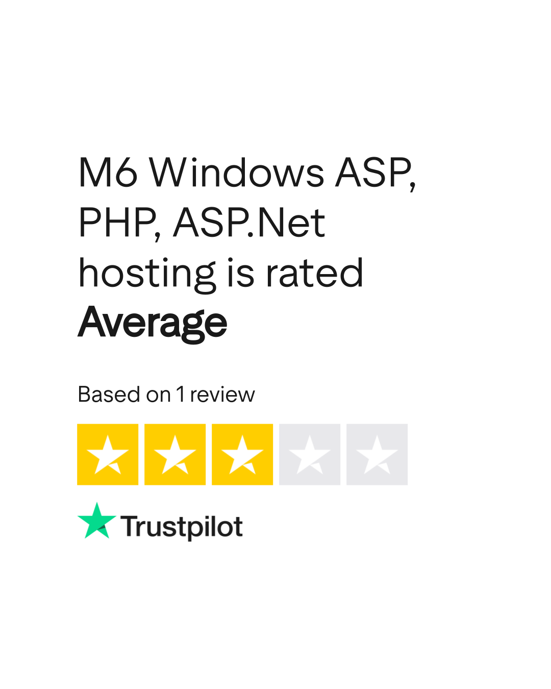 M6 Windows ASP, PHP, ASP.Net hosting Reviews | Read Customer Service ...