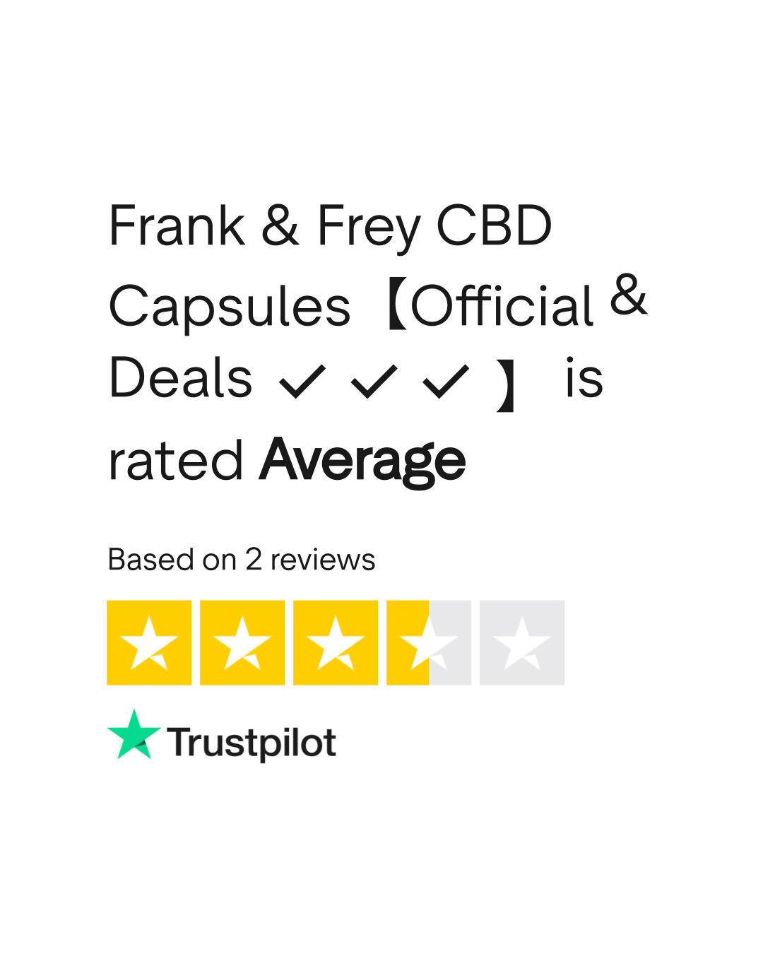 Frank & Frey CBD Capsules【Official & Deals ️ ️ ️ 】 Reviews | Read ...