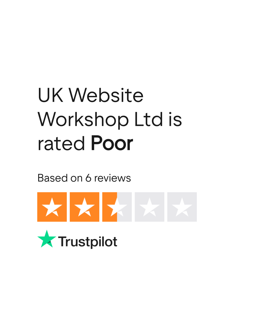 UK Website Workshop Ltd Reviews | Read Customer Service Reviews of ukwebsiteworkshop.co.uk